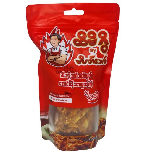 Toe Toe Spicy Fried Potato Chips - Golden Mandalay