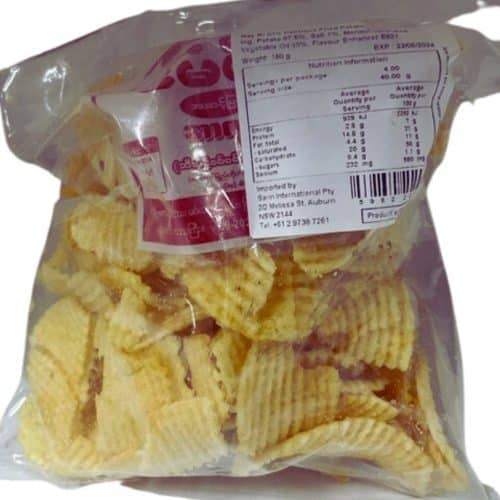 Toe Toe Spicy Fried Potato Chips - Golden Mandalay